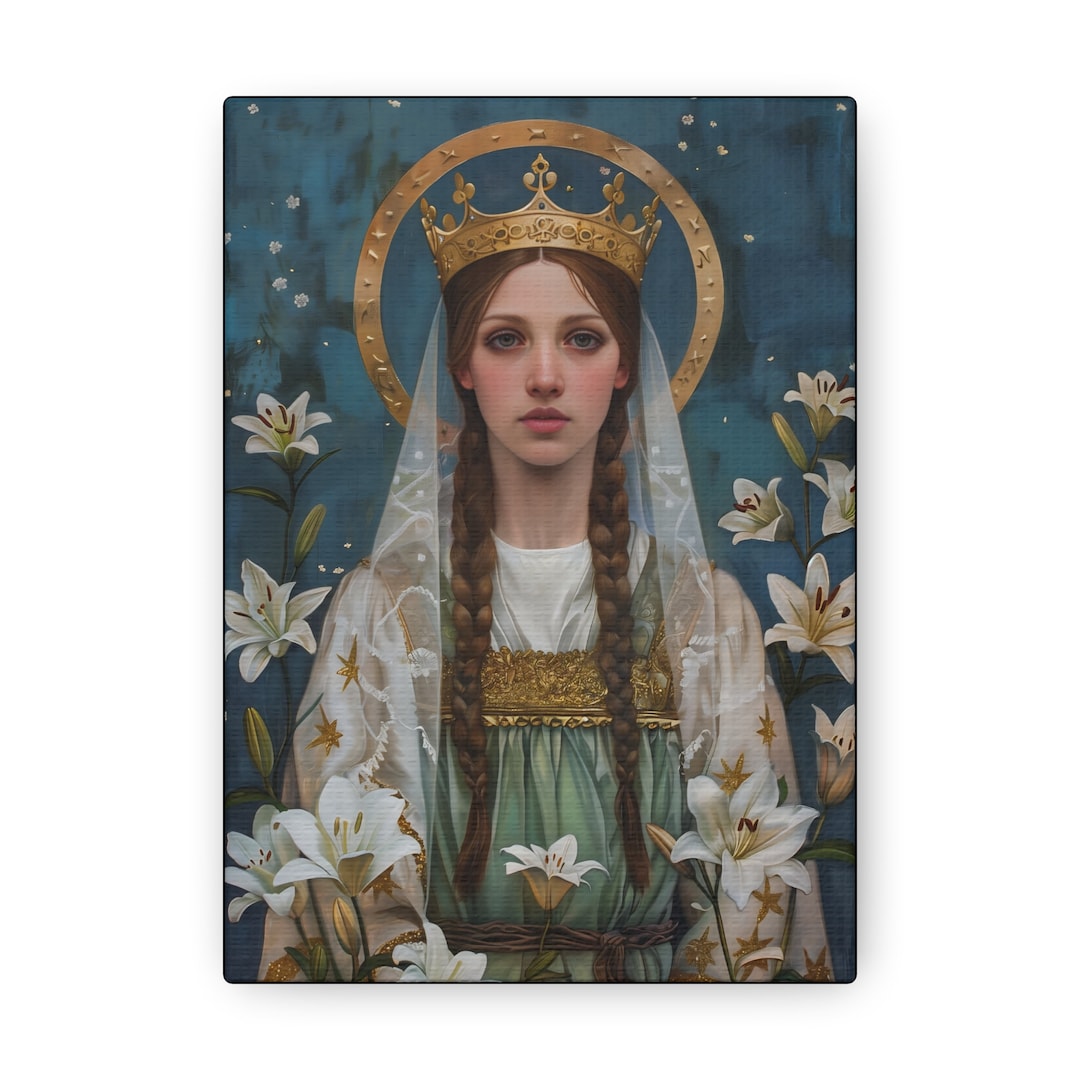 Saint Isabelle of France - Gallery Wrapped Canvas - Sanctified Souls ...