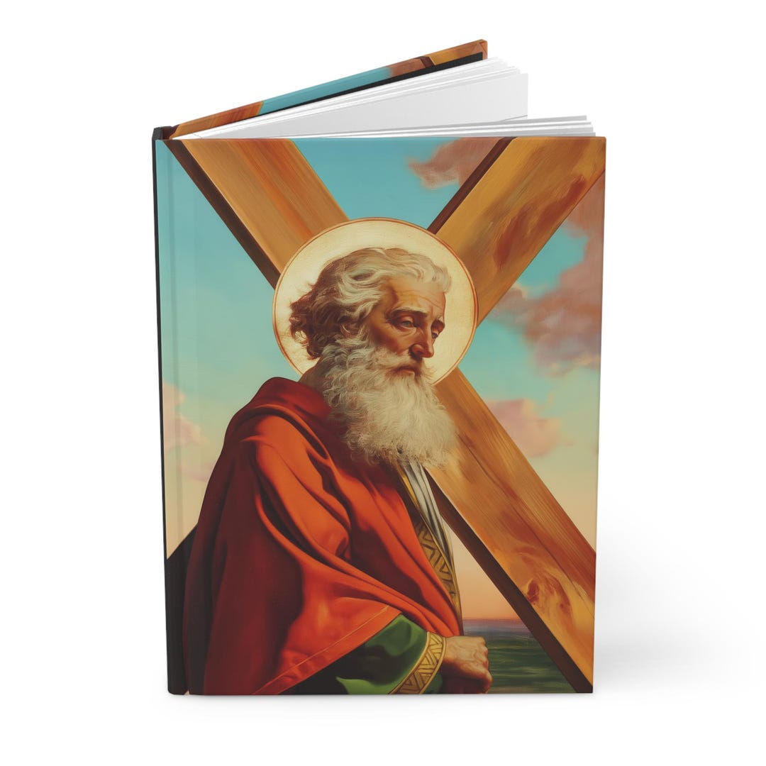 Saint Andrew the Apostle Hardcover Lined Journal - Devotional Notebook ...
