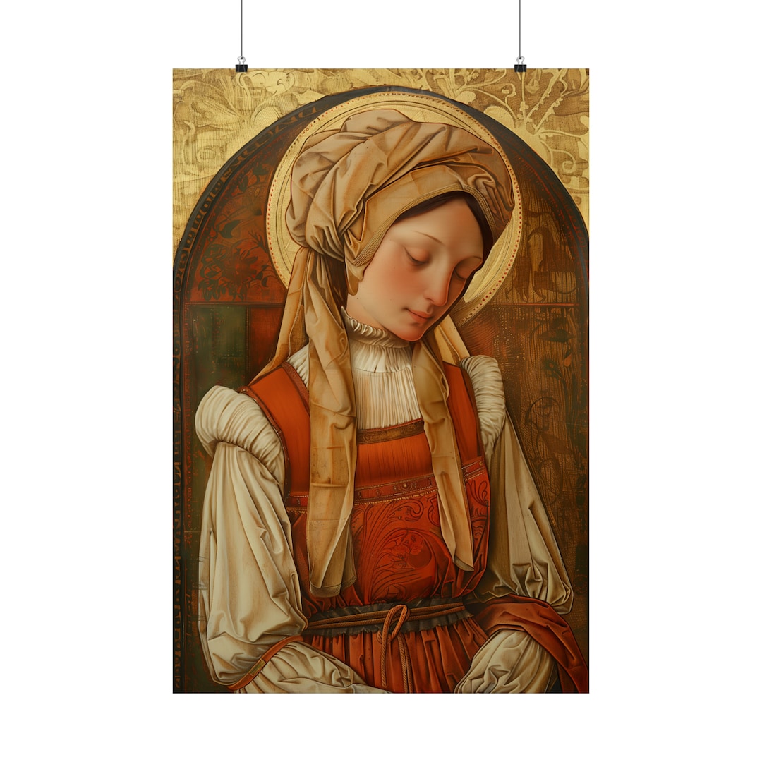 Saint Anne Line Sanctified Souls Print Multiple Sizes Premium Matte ...