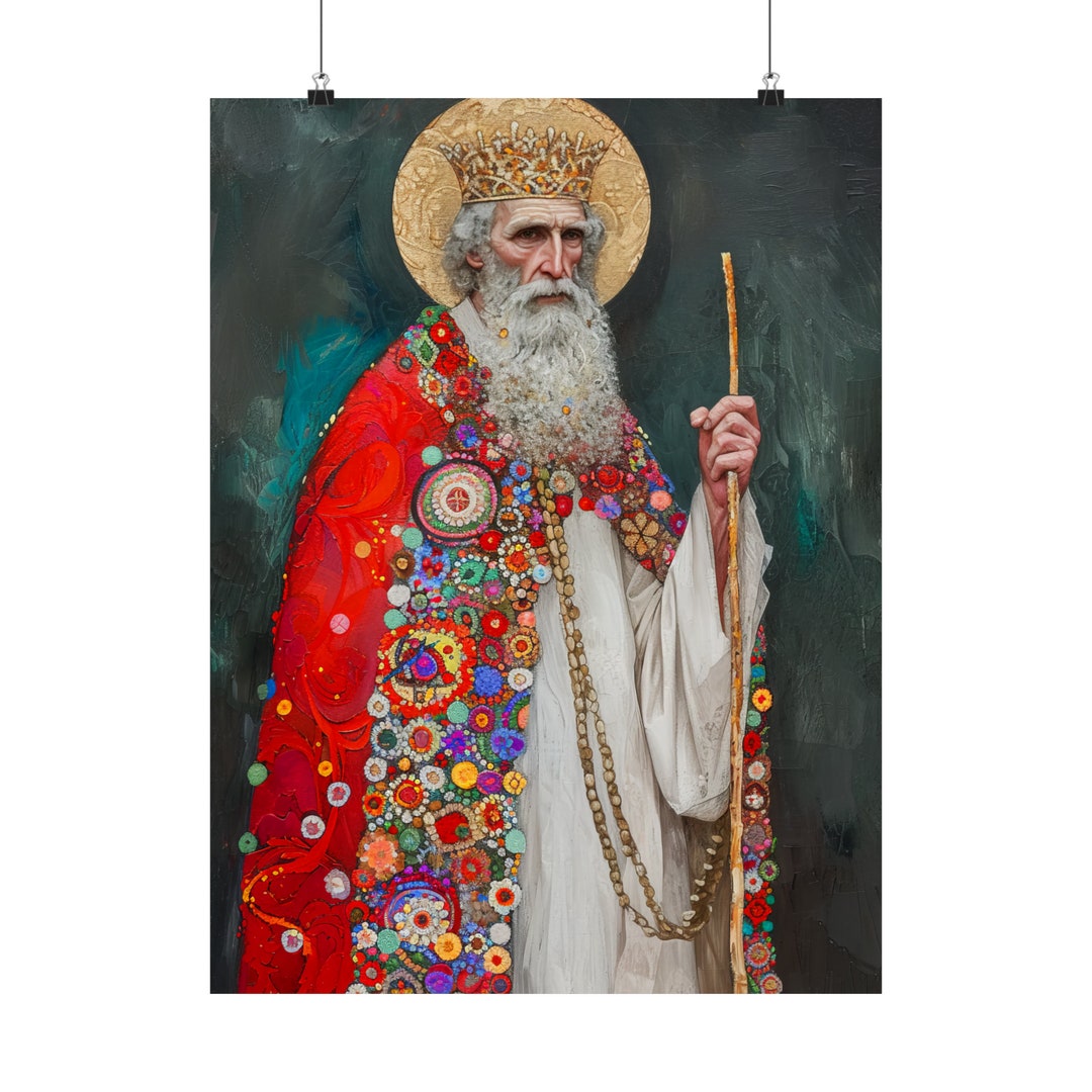 Saint Richard the Pilgrim / Richard of Wessex - Sanctified Souls Print ...