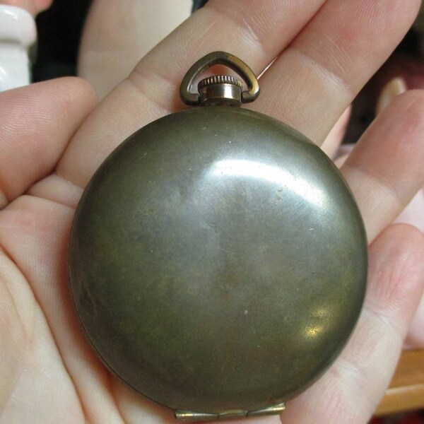 Pocket Watch Compact - Etsy