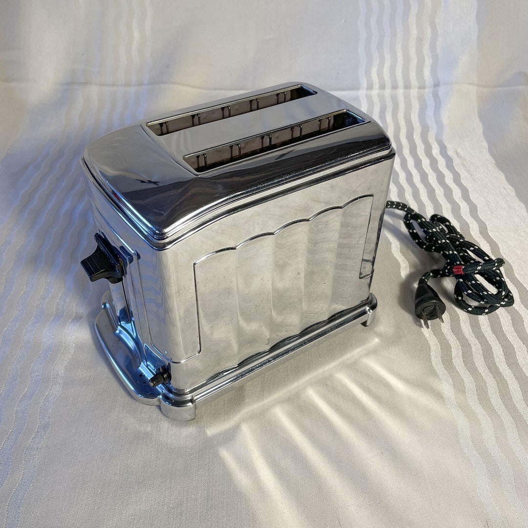1934 Mcgraw Toastmaster 1B5 Chrome Art Deco Toaster Fully Restored ...