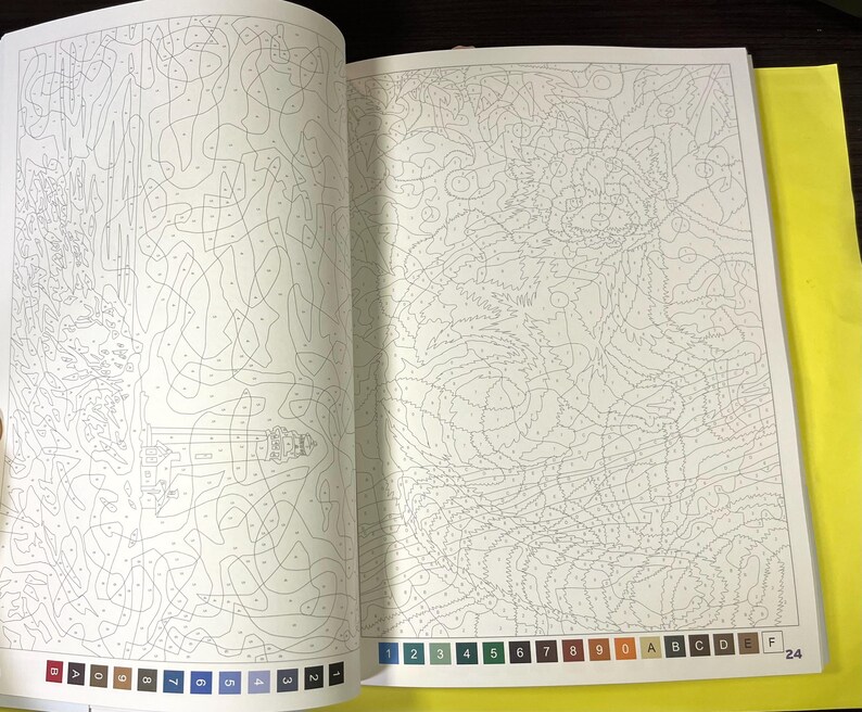 Color by Number Fantasy Puzzle Coloring Book Vol.3 – 100 Magical ...