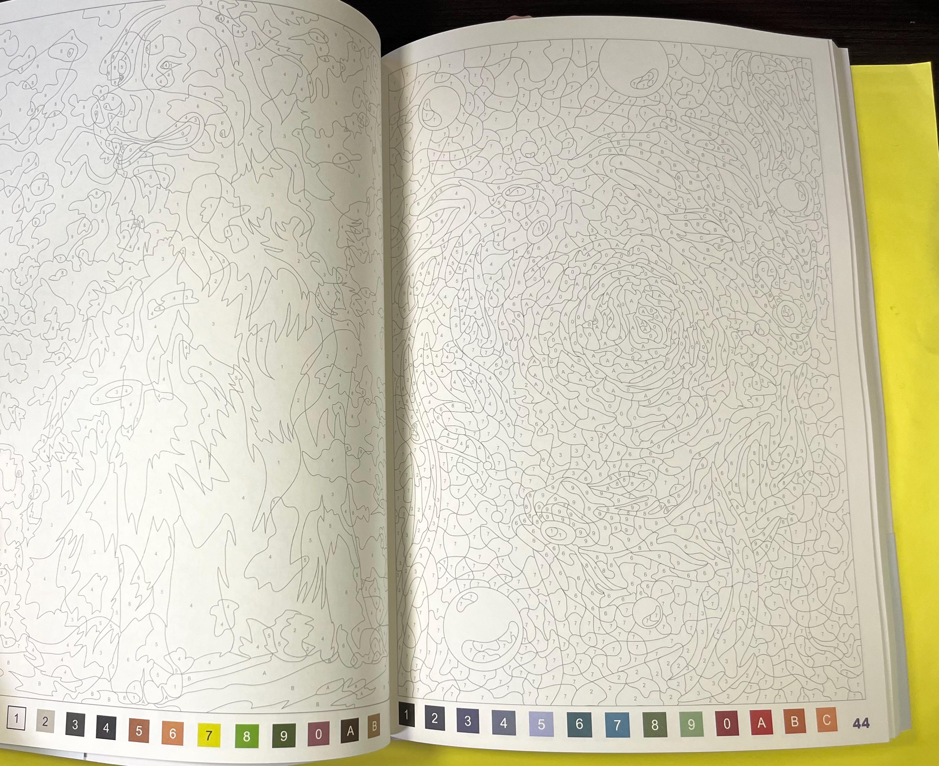 Color by Number Fantasy Puzzle Coloring Book Vol.3 – 100 Magical ...