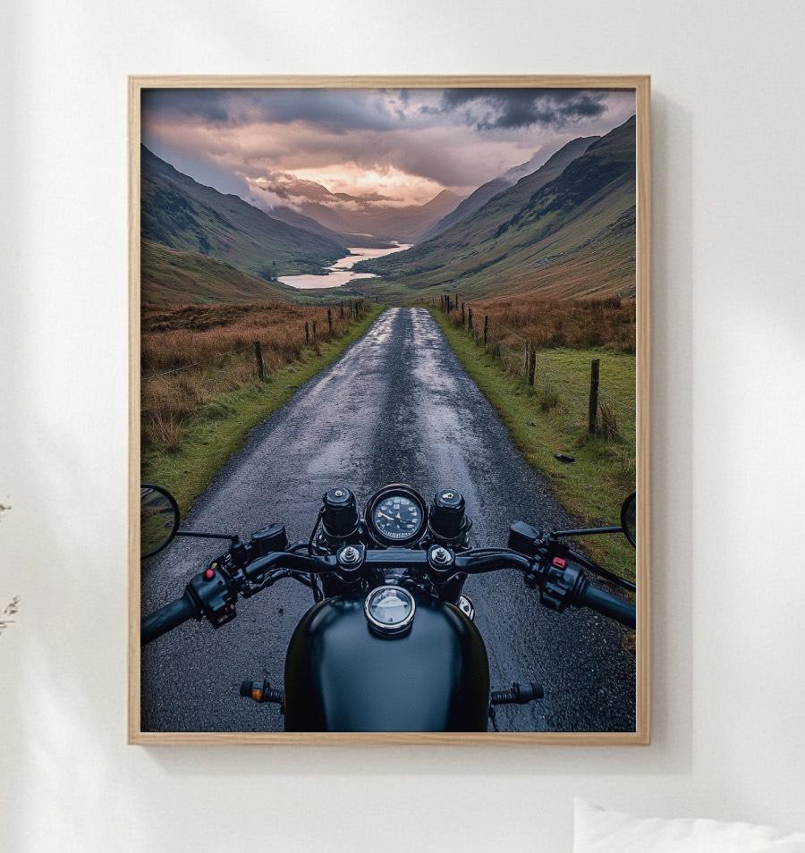 Triumph Poster, Digital Download, Motorsports Print, Motorcycle Poster ...