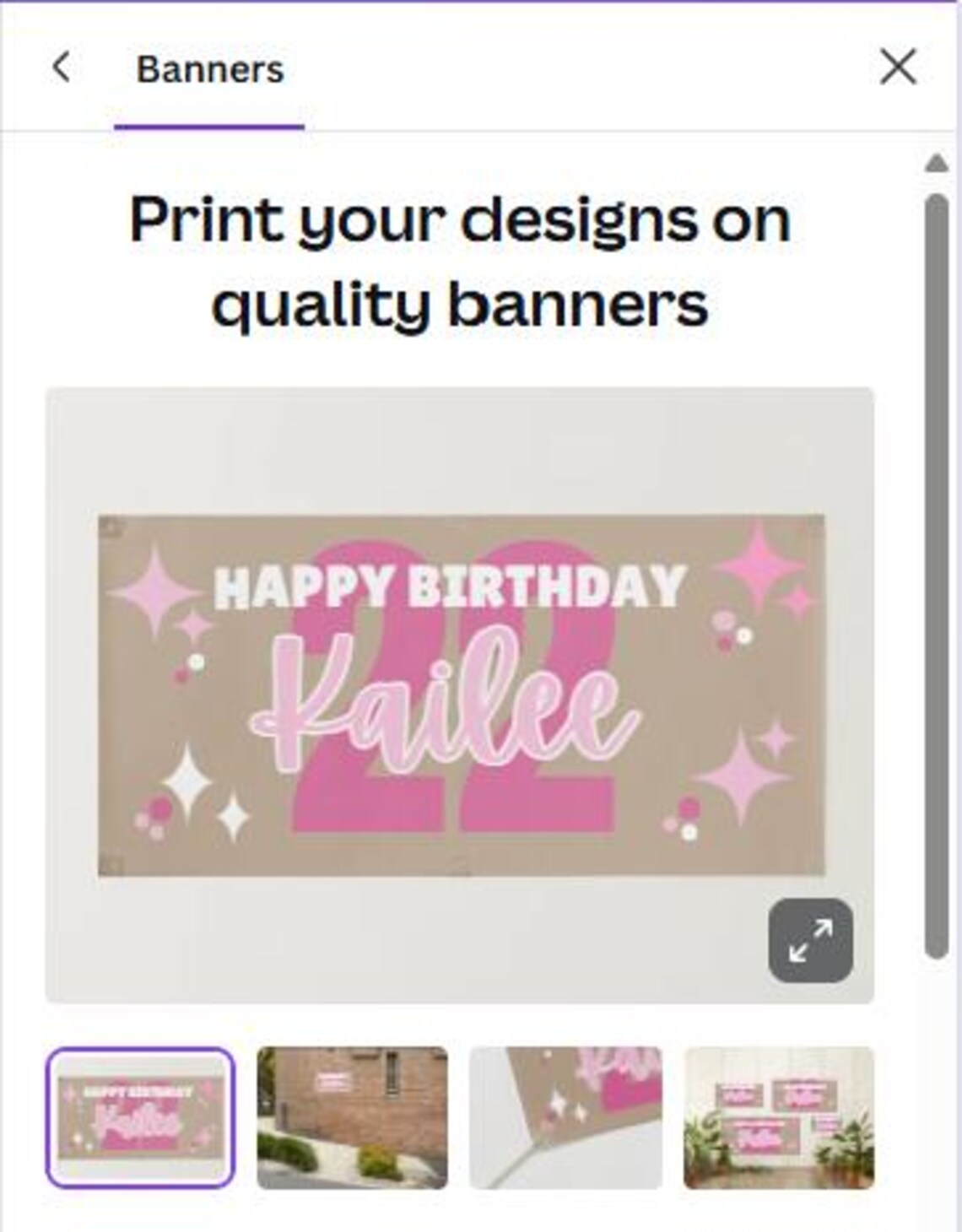 Editable Birthday Banner - Etsy