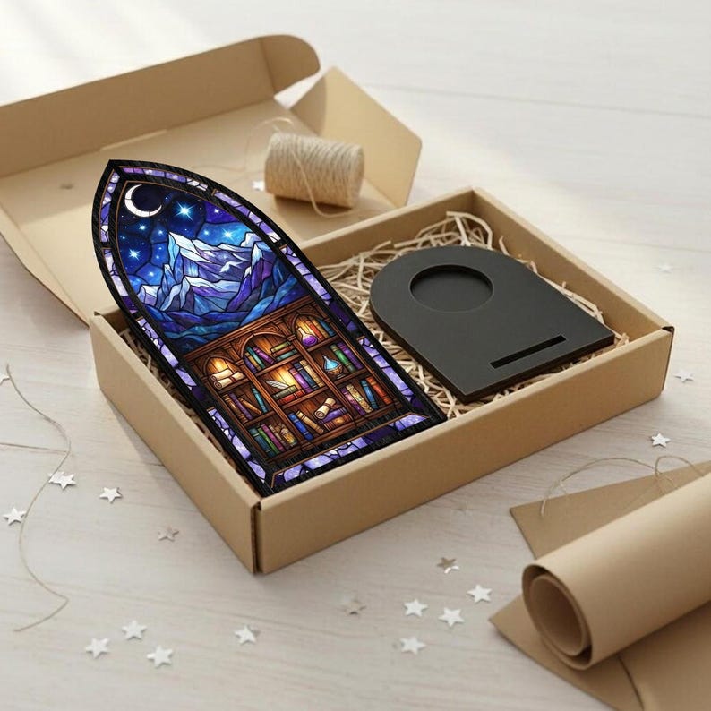 Velaris Mountain Book Nook, Night Court Fantasy Bookshelf Decor Gift ...