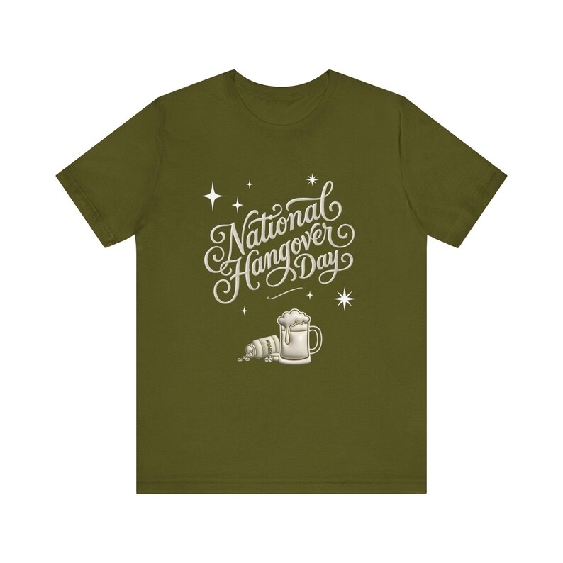 Happy National Hangover Day Shirt, New Year Day T-shirt, Beer Lover ...
