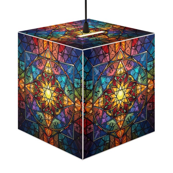 Cube Pendant Light - Etsy
