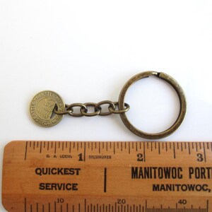 SEATTLE Transit Token Keychain - Repurposed Vintage 1940's Coin Key ...