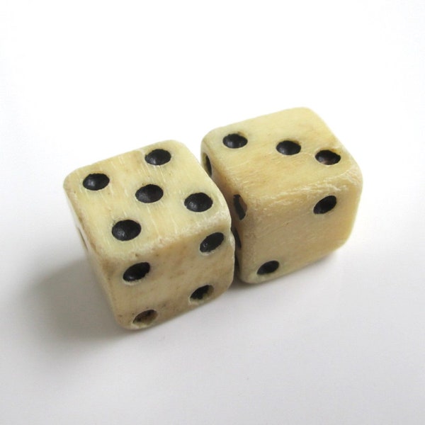 Bone Dice - Etsy