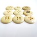 9 Large Antique Bone Buttons Vintage 4 Hole Larger 17mm or - Etsy