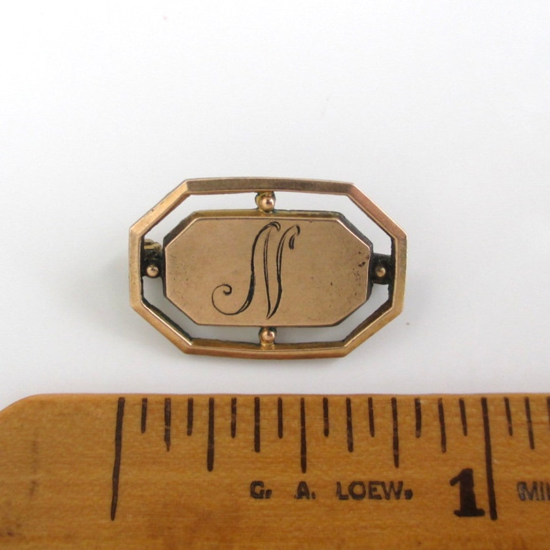 Gold Filled Letter n Pin Vintage / Antique Hand - Etsy