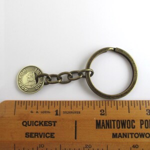 SEATTLE Transit Token Keychain Repurposed Vintage 1940's Coin Key Chain ...