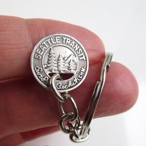 SEATTLE Transit Token Keychain Repurposed Vintage 1940's Coin Key Chain ...