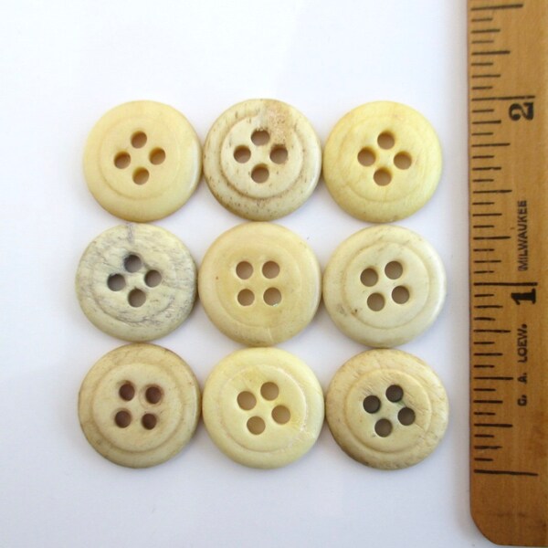 Large Antique Buttons - Etsy