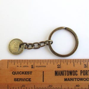 SEATTLE Transit Token Keychain - Repurposed Vintage 1940's Coin Key ...
