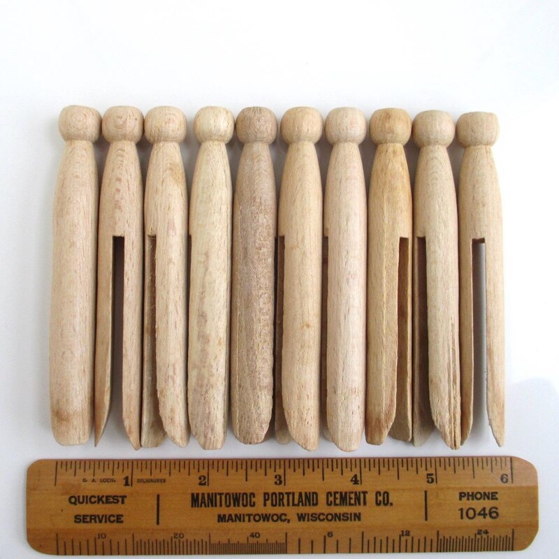 Vintage Clothes Pins - Etsy