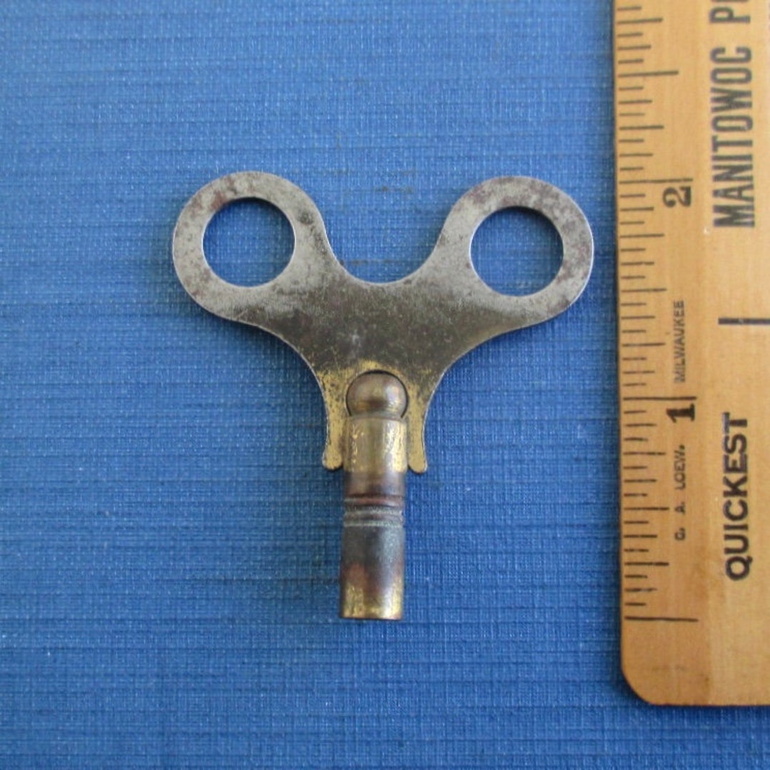 Vintage Clock Winding Key Mantle Clock Key about 4.5mm Inside Diameter ...