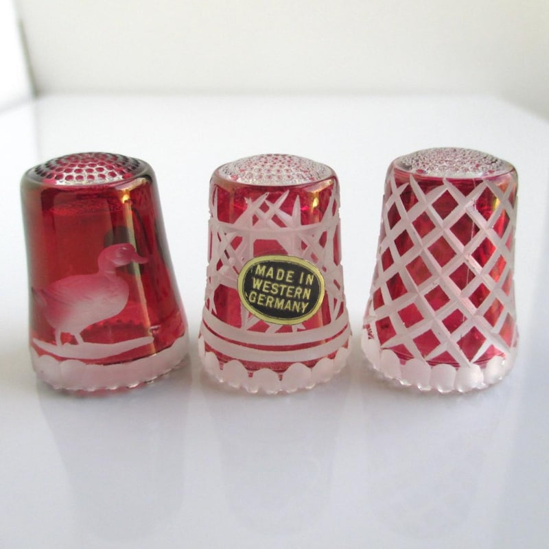 Cranberry Glass Art Deco - Etsy