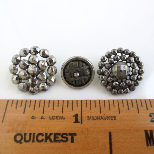 Cut Steel Buttons - Etsy