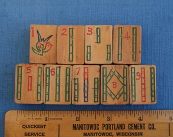 Antique Mahjong Set | Etsy