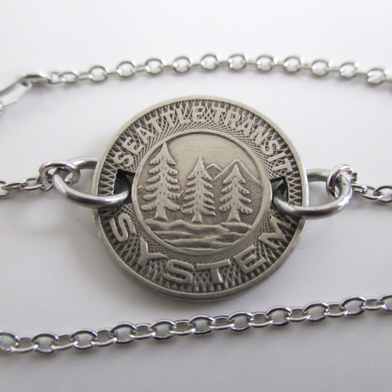 SEATTLE Transit Token Bracelet Repurposed Vintage 1940's - Etsy