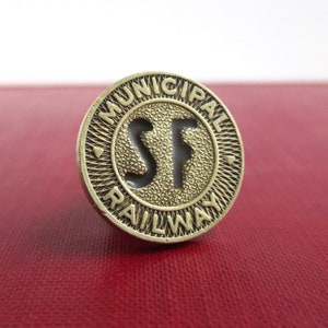 SF Tie Tack / Lapel Pin San Francisco Municipal Railway - Etsy