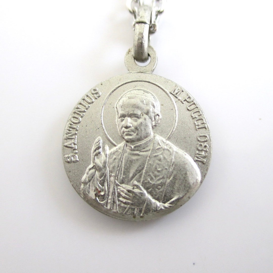 Holy Relic / Reliquia Saint Anthony Mary Pucci OSM Medal Pendant ...