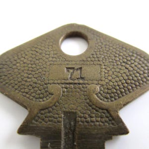 FORD Antique Model T or A Ignition Key 71 Vintage Key / Dark Gold Tone ...