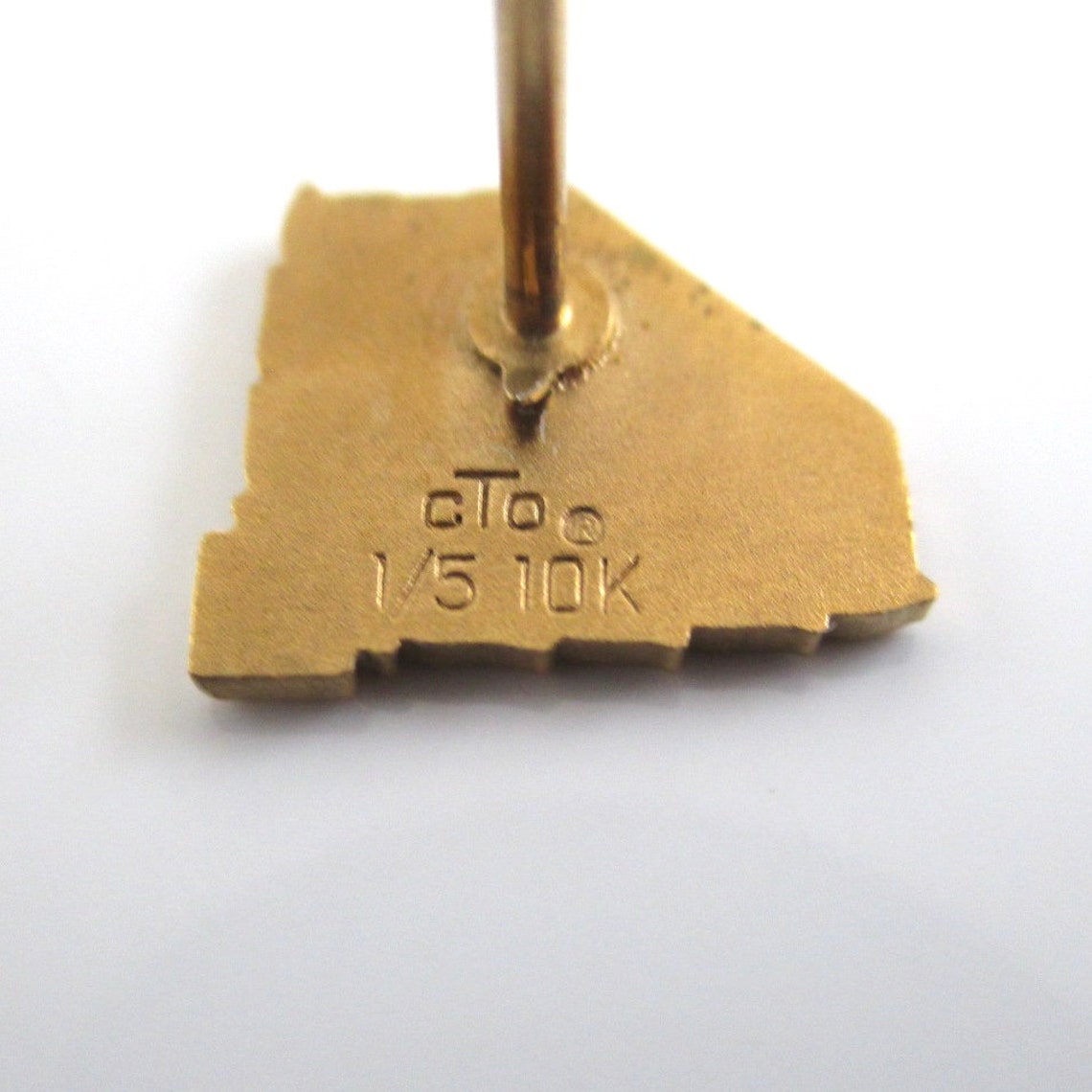 1/5 10K Gold Service Award Pins O.C. Tanner 2 Vintage - Etsy