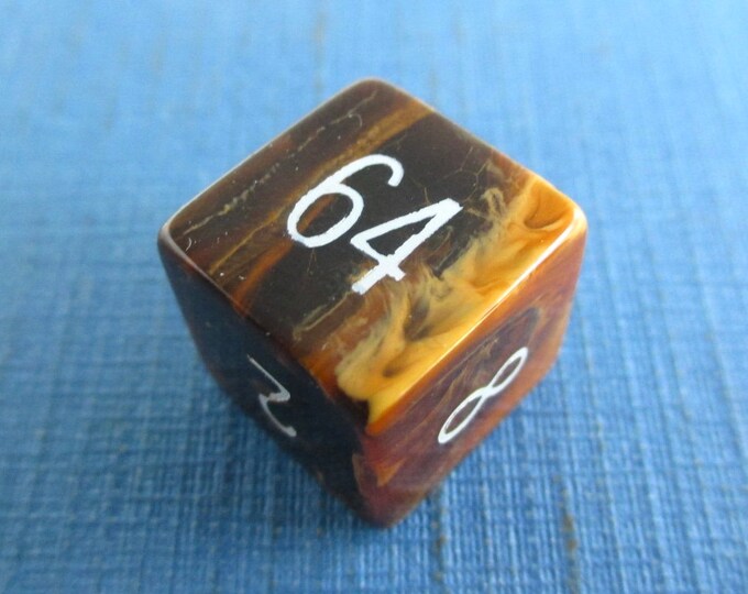 Bakelite Backgammon Doubling Cube Vintage Marbled Brown 9/16 - Etsy