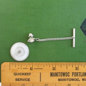 Buffalo Nickel Tie Tack / Lapel Pin Repurposed Vintage USA Coin Nice ...