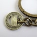 INDIANAPOLIS Transit Token Keychain Repurposed Vintage Coin Key Chain ...
