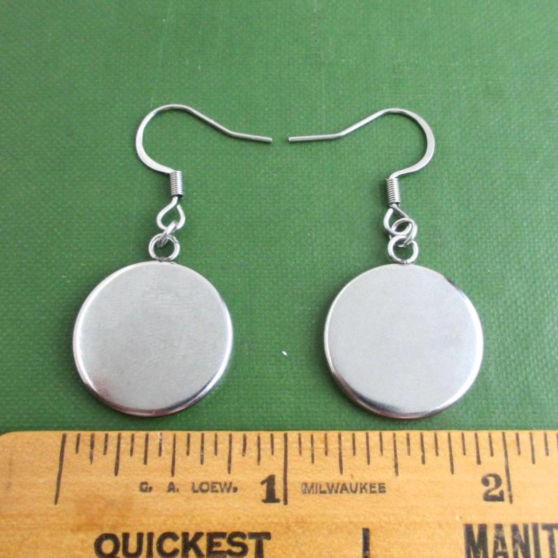 ITALY Coin Pierced Earrings - Repurposed Vintage 1950's Italia 2 Lira ...