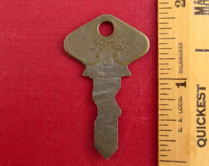 FORD Antique Model T or A Ignition Key - # 71 Vintage Key / Dark Gold ...