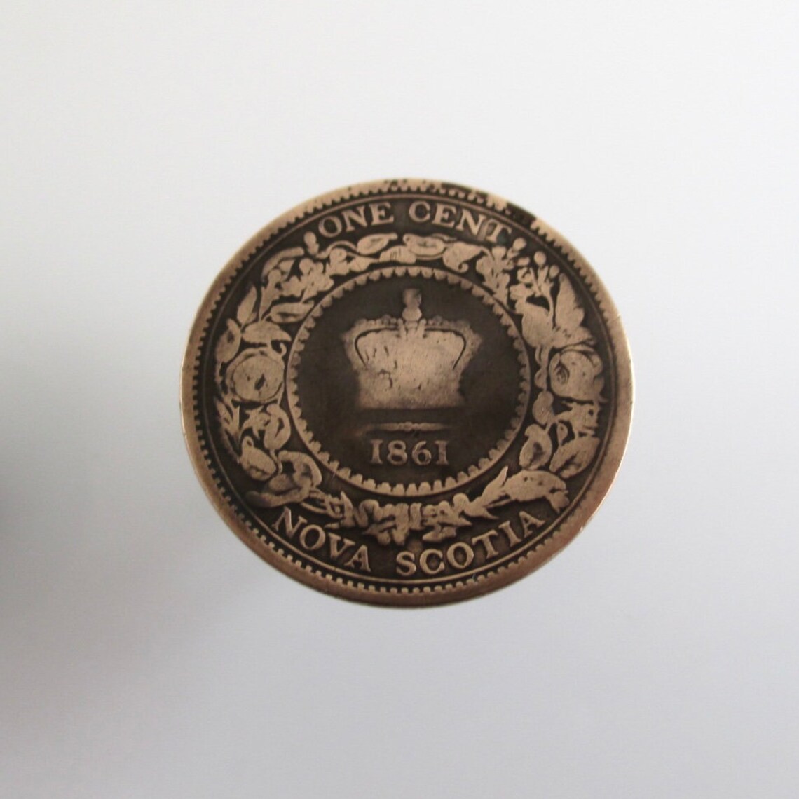 1861 Nova Scotia Coin Cuff Links One Cent Large Penny | Etsy