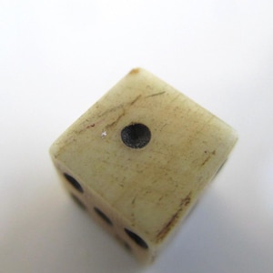 Tiny Hand Carved Bone Dice Set Vintage / Antique Small 8mm Handmade ...