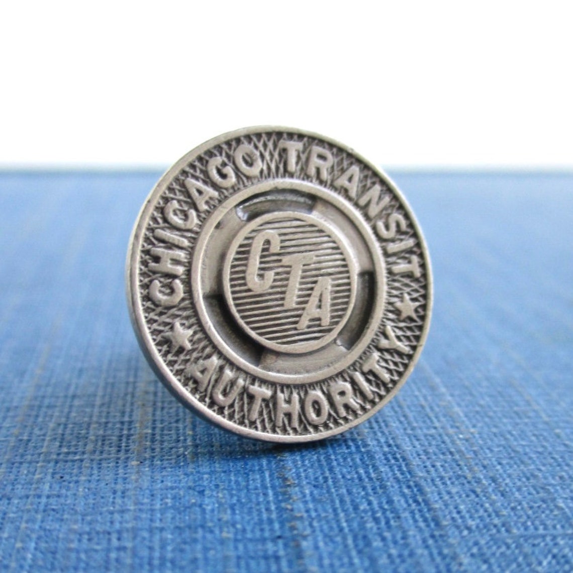 Chicago CTA Tie Tack / Lapel Pin Repurposed Vintage Transit - Etsy