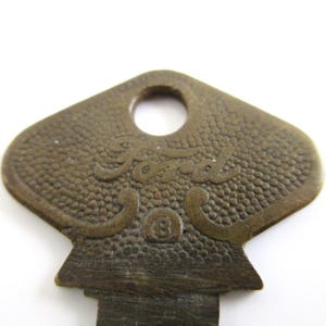 FORD Antique Model T or A Ignition Key - # 71 Vintage Key / Dark Gold ...