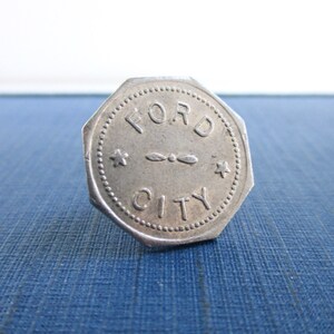 Ford City Bus Token Tie Tack / Lapel Pin Repurposed Vintage - Etsy