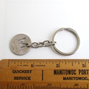 D.C. Metro Token Keychain Repurposed Vintage Nation's Capital Transit ...