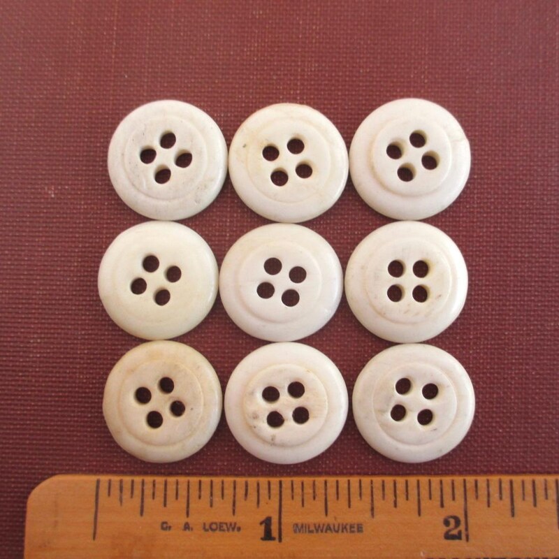 Large Antique Buttons - Etsy