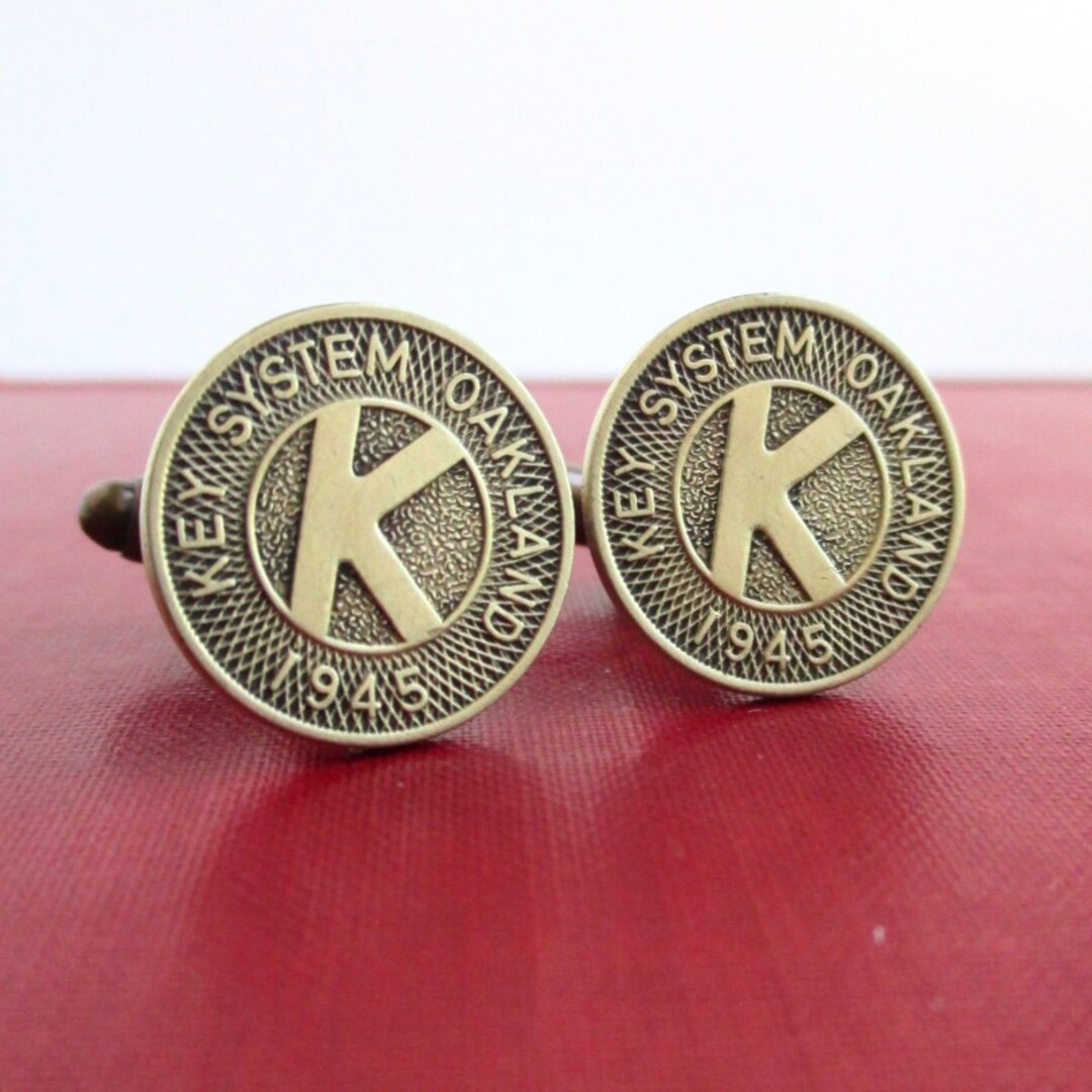 OAKLAND 1945 Key System Token Cuff Links Repurposed Vintage - Etsy