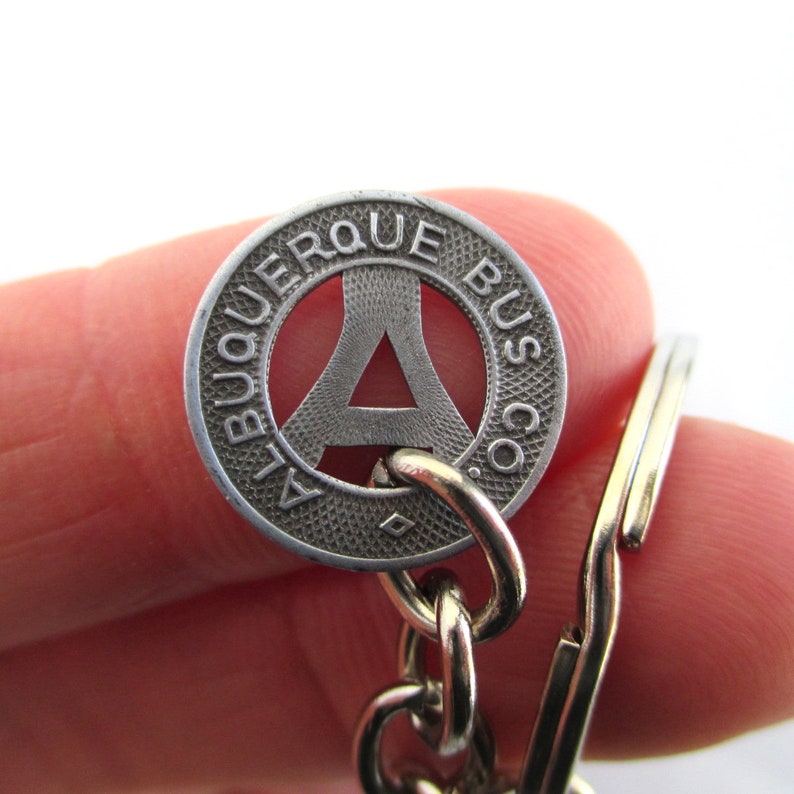 Albuquerque Transit Token Keychain Repurposed Vintage WWII - Etsy