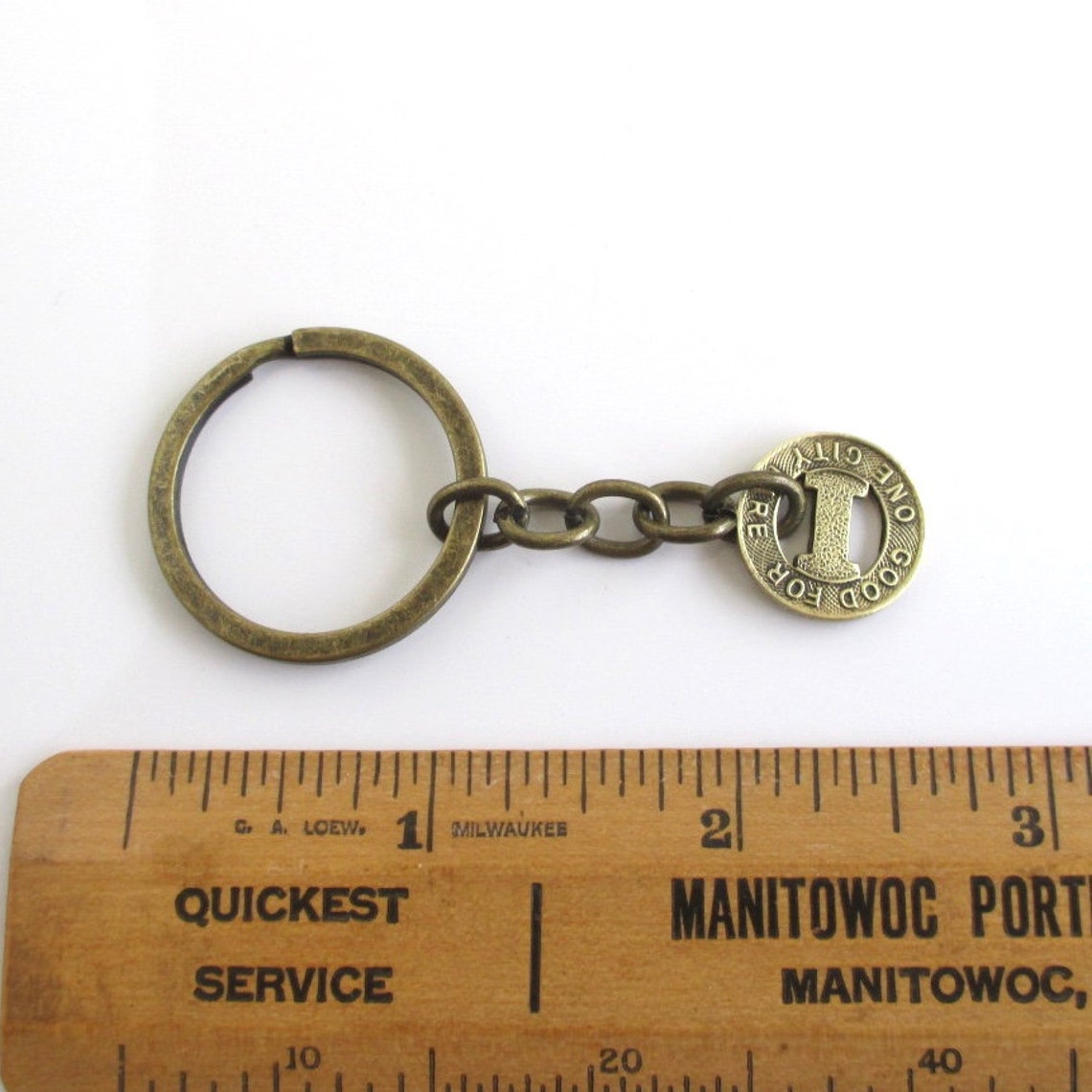 BUFFALO NY Railway Token Keychain Repurposed Vintage | Etsy