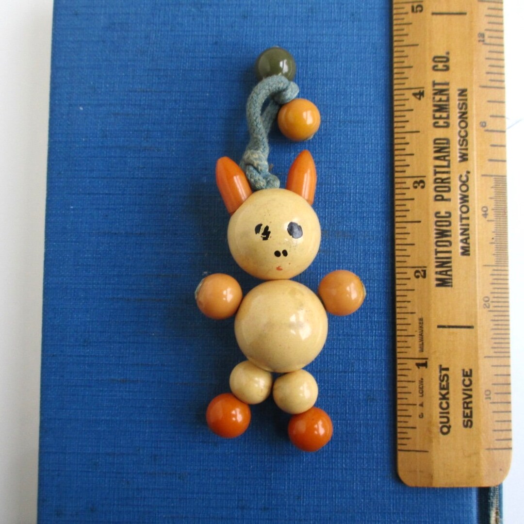 Bakelite Cat Crib Toy - Vintage 3D Tykie (collectible - Not for a Child ...