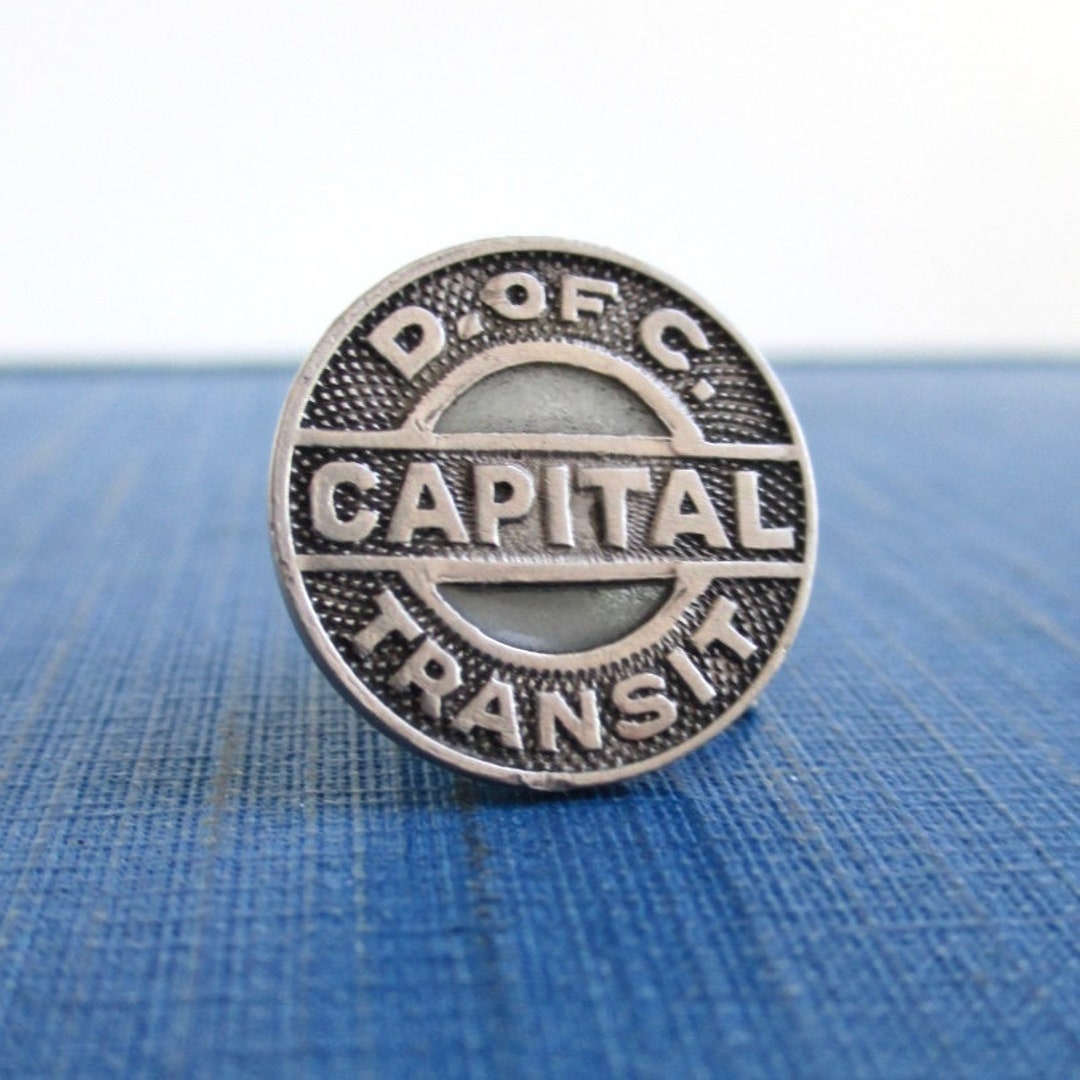 Washington DC Tie Tack / Lapel Pin Repurposed Vintage - Etsy