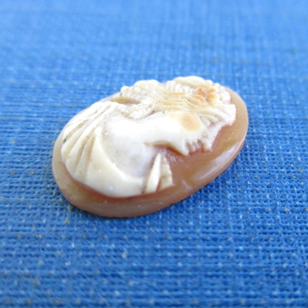 Small Carved Shell Cameo Vintage / Antique Loose Hand Carved | Etsy