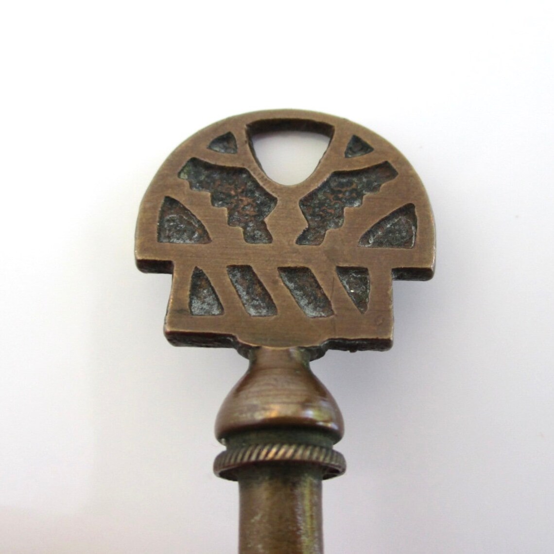 Antique Skeleton Key W/ Hollow Barrel Vintage Ornate Top - Etsy